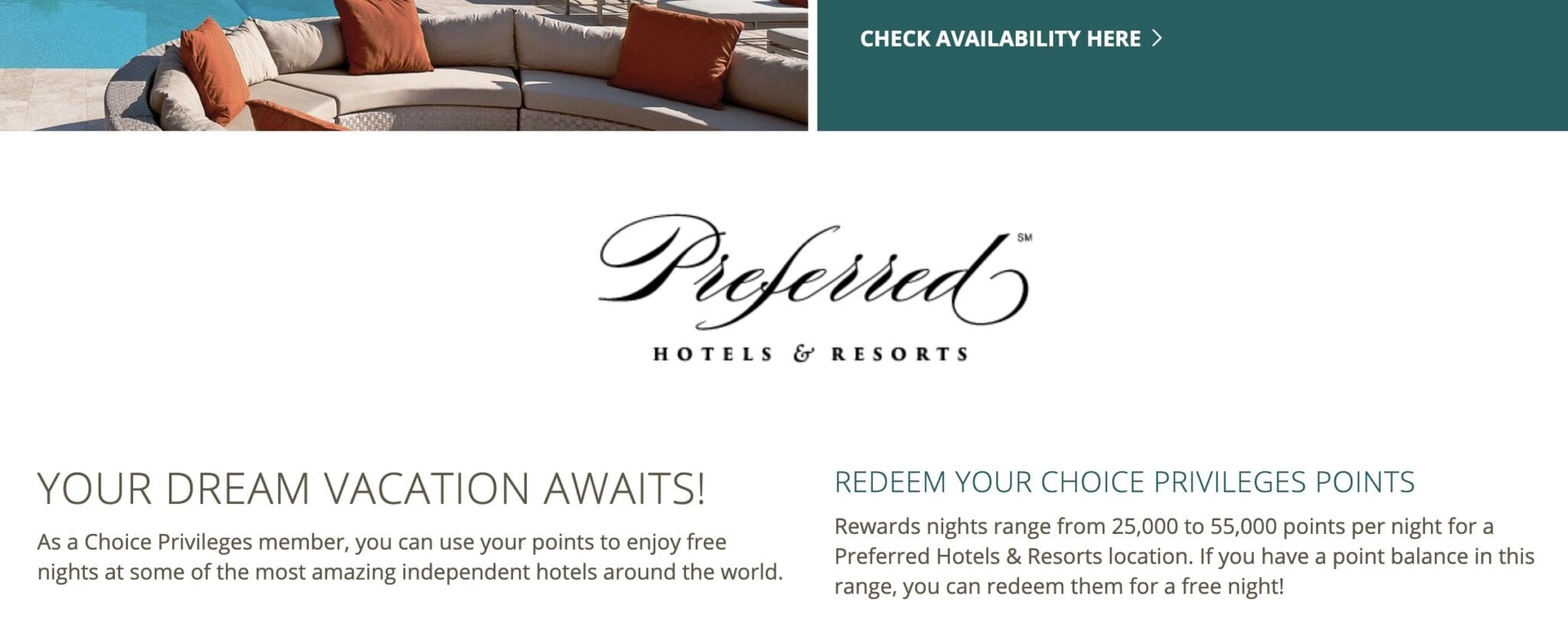 Choice Privileges Preferred Hotels: Use Points for Luxury : Bougie Miles